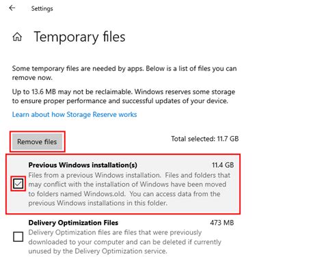 how to delete the windows old folder in windows 10 and 11