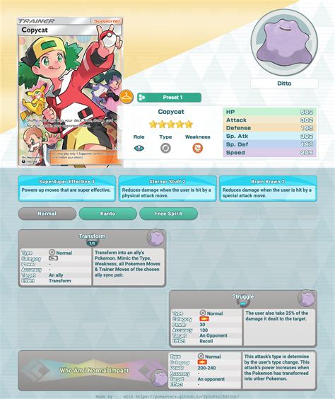 I Created A Sync Pair Concept For Copycat And Ditto This Might Be A Fun