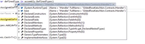 c definedtypes is returning system runtime type stack overflow