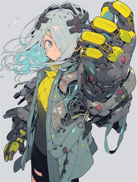Pin De Moonmonon En 221030 Diseño De Personajes Personaje Cyberpunk