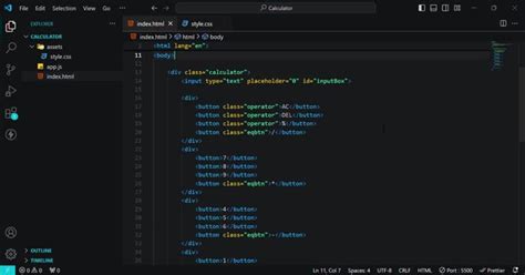 Developed A Simple Calculator Using Html Css And Javascript Waqas