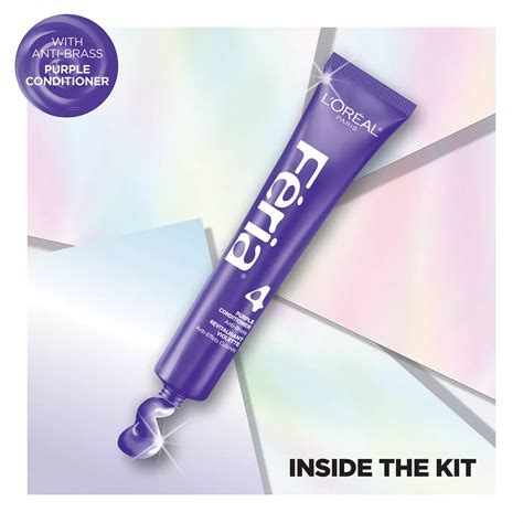 Loréal Paris Feria Hyper Platinum Advanced Lightening System Shop Hair Color At H E B
