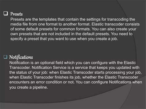 elastic transcoder on aws ppt