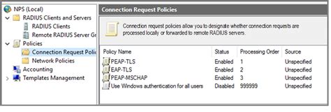 Configuring Nps For Peap Or Eap Tls