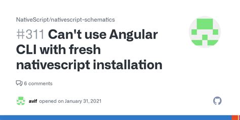 Cant Use Angular Cli With Fresh Nativescript Installation · Issue 311