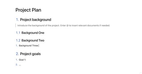 Add Numbering To Headings In Docs