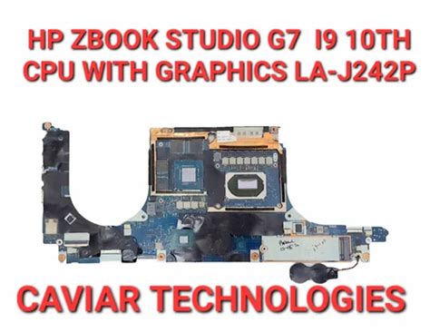 Hp Zbook Studio G I Th Cpu With Graphics La J P Laptop Motherboard At Piece Hp