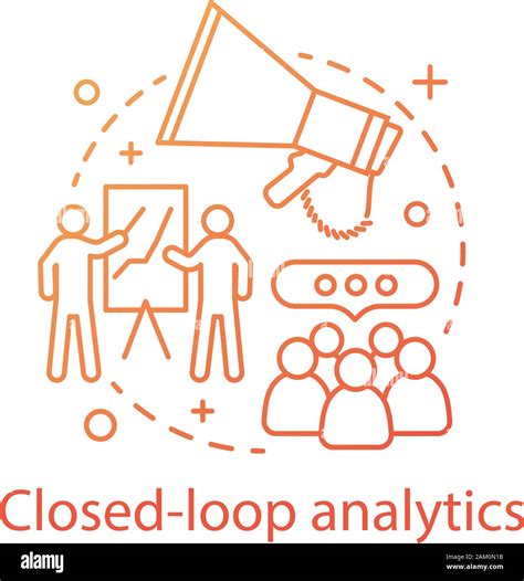Closed Loop Analytics Concept Icon Customer Lifecycle Idea Thin Line Illustration Business