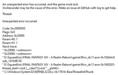 Two Errors Every Exit And Doesn T Seem To Work Anymore In General Issue 602 Soreepeong
