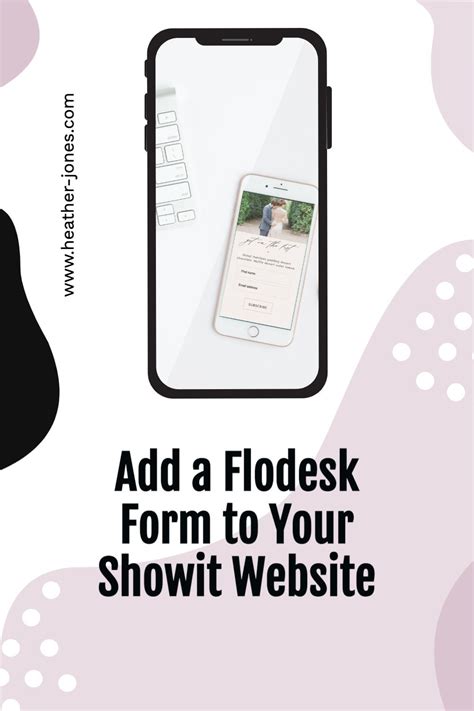 add a flodesk form to your showit website