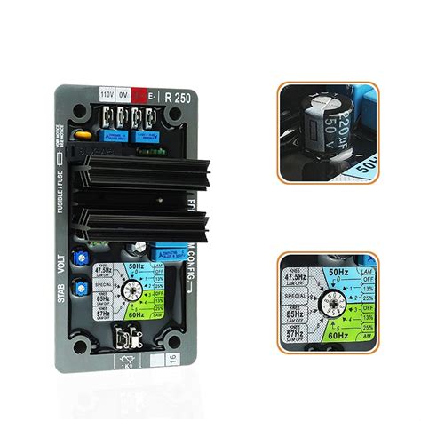 Buy Voltage Regulator Generator Voltage Regulator Board Avr R250 Ac Brushless Generator Voltage