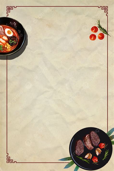 Restaurant Menu Background Material Wallpaper Image For Free Download Pngtree