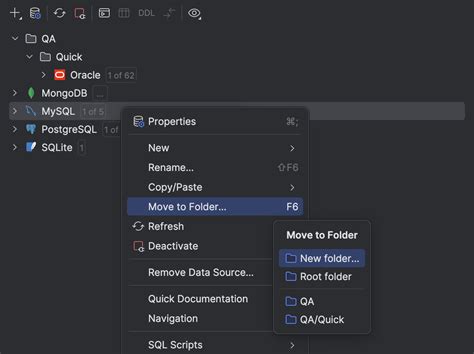 Database Window Jetbrains Rider Documentation