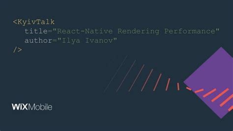 React Native Rendering Performance Ppt