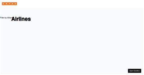 Kayak Challenge Codesandbox