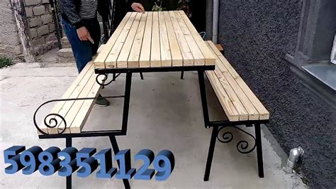 გასაშლელი სკამი მაგიდა ავეჯი რკინის ნაკეთობები Gadasashleli Skami Magida Aveji Rkinis