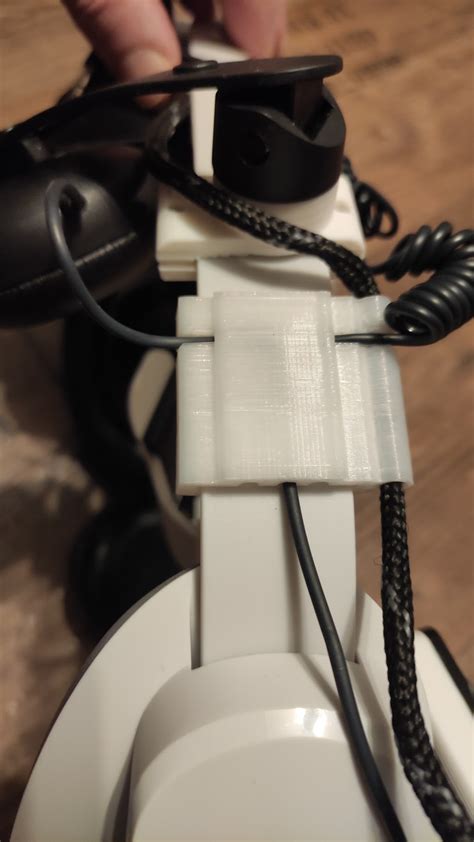 Pico 4 DAS Headphone Adapter Cable Guides Splitter Mount By LWC Download Free STL Model