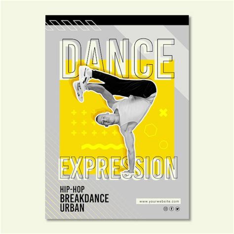 Free Vector Dancing Class Poster Template