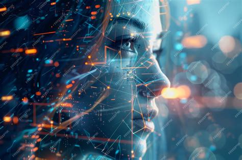 Abstract Ai Learning Technology Big Data Learning Premium Ai