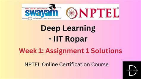 deep learning iit ropar week 1 assignment answers jan 2024 nptel