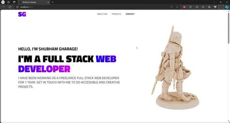 Launching My Personal Portfolio Website With Threejs Shubham Gharage