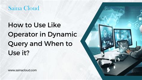 saina cloud software solutions on linkedin how to use like operator in