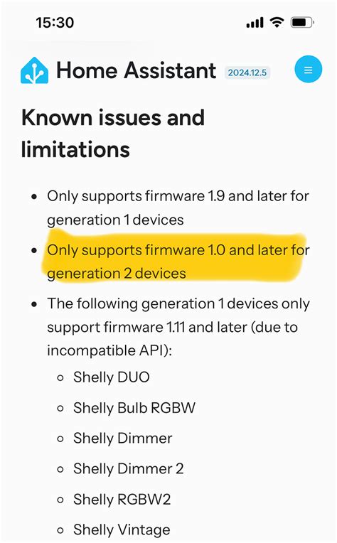 shelly gen2 integration configuration home assistant community