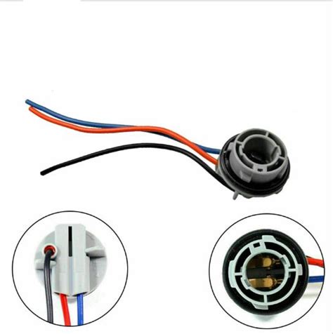 1157 Socket Adapter Harness Extended Wiring For Turn Signal Light Bulb Gommarts