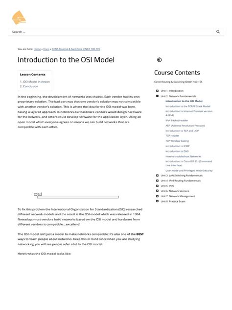 introduction to the osi model descargar gratis pdf osi model