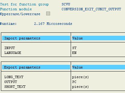Convert Sales Unit Into Text Using Function Module In Target Language