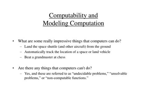 Ppt Exploring The Limits Of Computation Turing Machines And