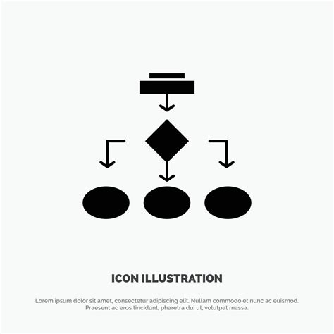 flödesschema algoritm företag data arkitektur schema strukturera arbetsflöde fast glyf ikon