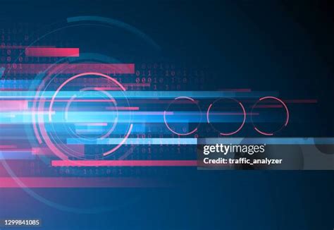 Red Binary Code Photos And Premium High Res Pictures Getty Images