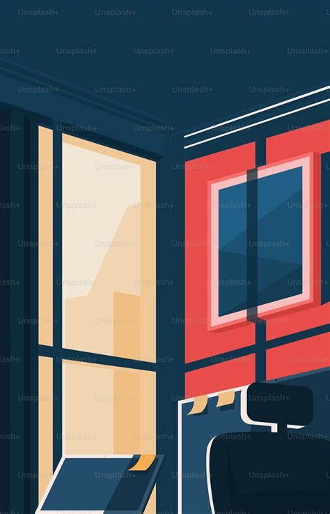 의자와 책상이 있는 방 벡터 Unsplash의 내부 이미지