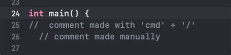 Can I Make Comment Shortcut Behave Correctly Rxcode