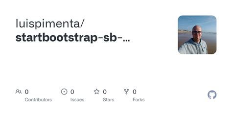 GitHub Luispimenta Startbootstrap Sb Admin Gh Pages