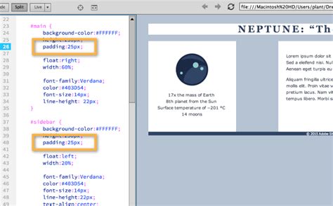 Adobe Learn Learn Dreamweaver Style Page Elements With CSS
