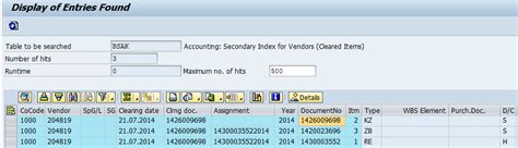 No Update Of Doc No From Bsak To Cofp Table Sap Community