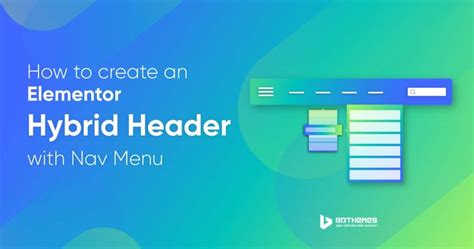 How To Create An Elementor Hybrid Header With Nav Menu Bdthemes