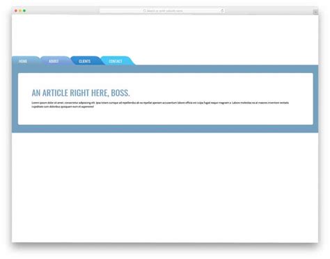 30 Bootstrap Tabs Examples For Better Content Organization 2020