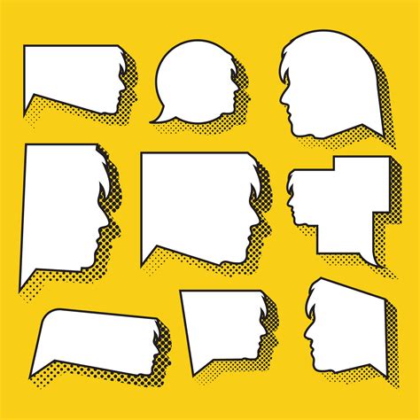 Pop Art Style Speech Bubble Vector Design Vector Art At Vecteezy
