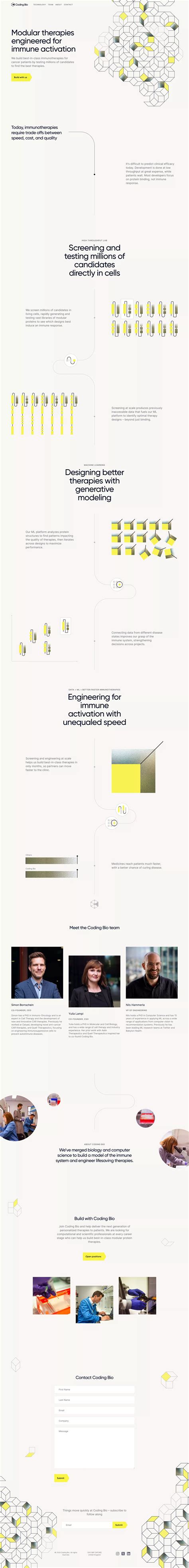 Coding Bio Engineering Modular Immunotherapies On Landbook Get