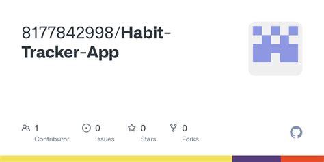 GitHub Habit Tracker App