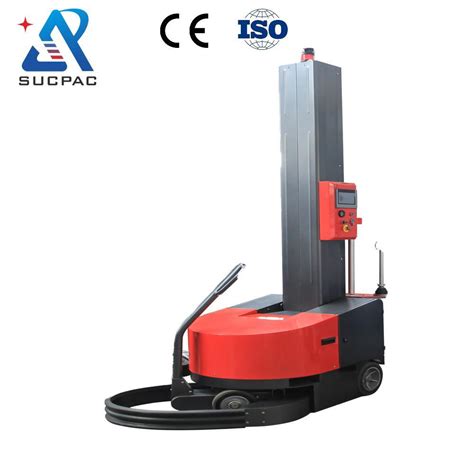 Automatic Intelligent Robot Wrapping Machine Mobile Pallet Stretch Wrapper Machine Robot