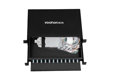 24 Port FTTH Rack Mounted Optical ODF Fiber Optic Distribution Frame LC Connector Patch Panel