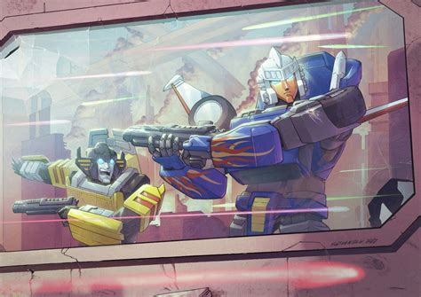 Sunstreaker And Tracks Transformers Drawn By Sidvenblu Danbooru