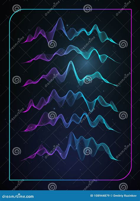 Sound Wave Vector Vector Music Voice Vibration Song Waveform Digital Spectrum Audio Pulse