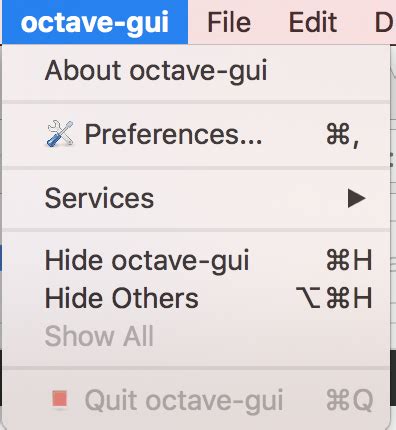 Can T Quit The Octave Gui On MacOS Does Anyone Know What The Issue Might Be R Octave