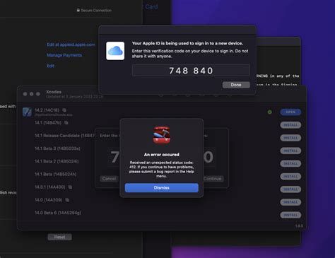 can t sign into apple id · issue 331 · xcodesorg xcodesapp · github