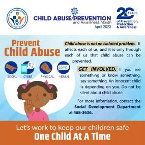 e-Flyer: Child Abuse Prevention and Awareness | Government of the Virgin Islands